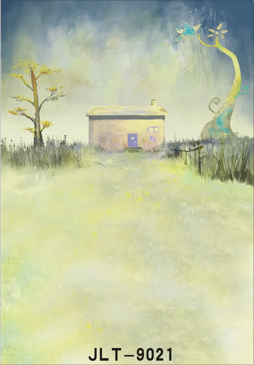 House Paintings Photography Backdrops Vinyl Cloth Backgrounds Photocall ...