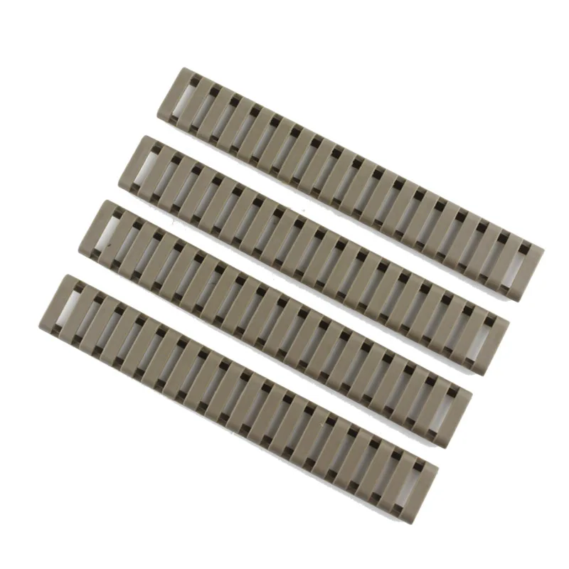 Rail Covers Ar 4-Pack Tactical Rail Covers - Ribbed Polymer Picatinny ...