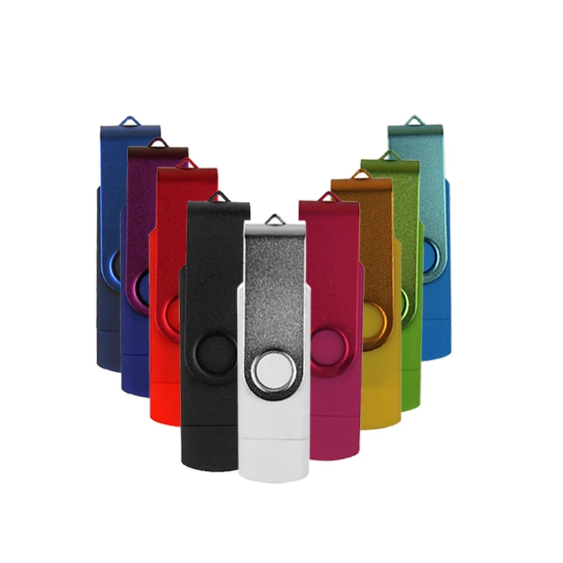 High Speed Pendrive USB 2.0 Flash Drive Micro OTG 4GB 8GB 16GB 32GB ...