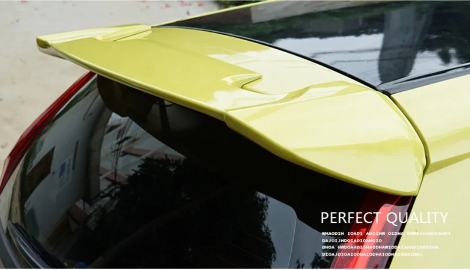 Spoiler Para HONDA FIT 2014 2019 Alta qualidade Spoilers Asa Traseira ...