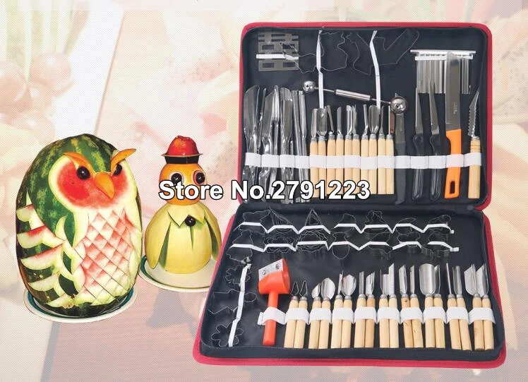 Aliexpress.com : Buy 80pcs Culinary Practical Carving Tool Set Fruit ...