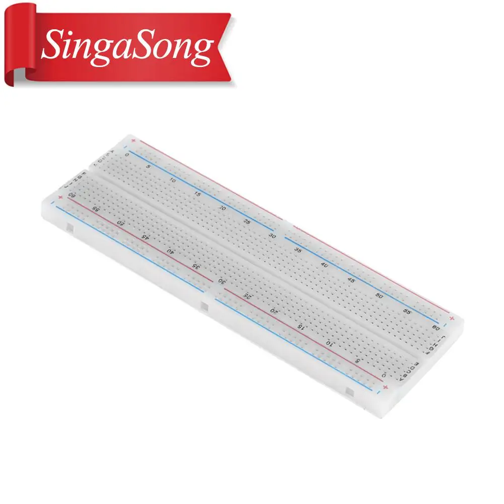 Placa de pruebas PCB sin soldadura de 830 puntos, MB 102, prueba MB102 ...