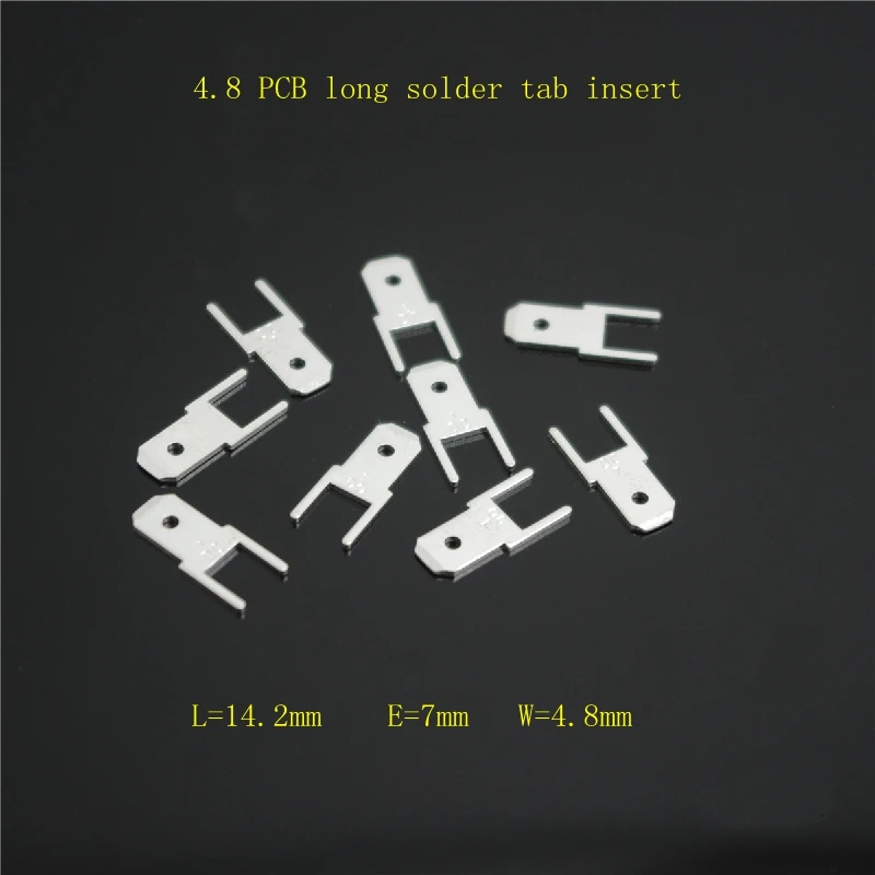 100pcs 4.8 Pads Pcb Tab Solder Cold Terminals - Terminals - AliExpress