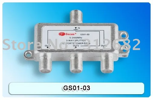 3 Way Catv Cable Tv Antenna Rf Signal Combiner Splitter, Satellite ...