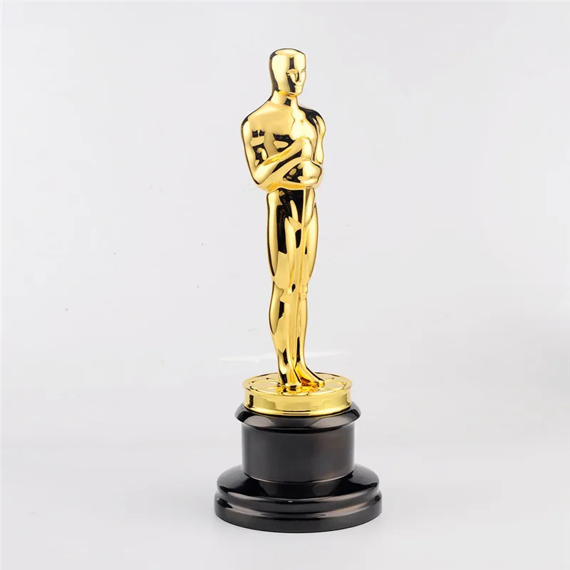 34CM Oscar Trophy Awards Statue With Metal Oscar Trophy Replica Metal ...