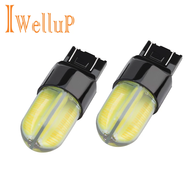 2 pcs new Car led T20 7443 W21/5W auto brake car light fog lamp reverse ...