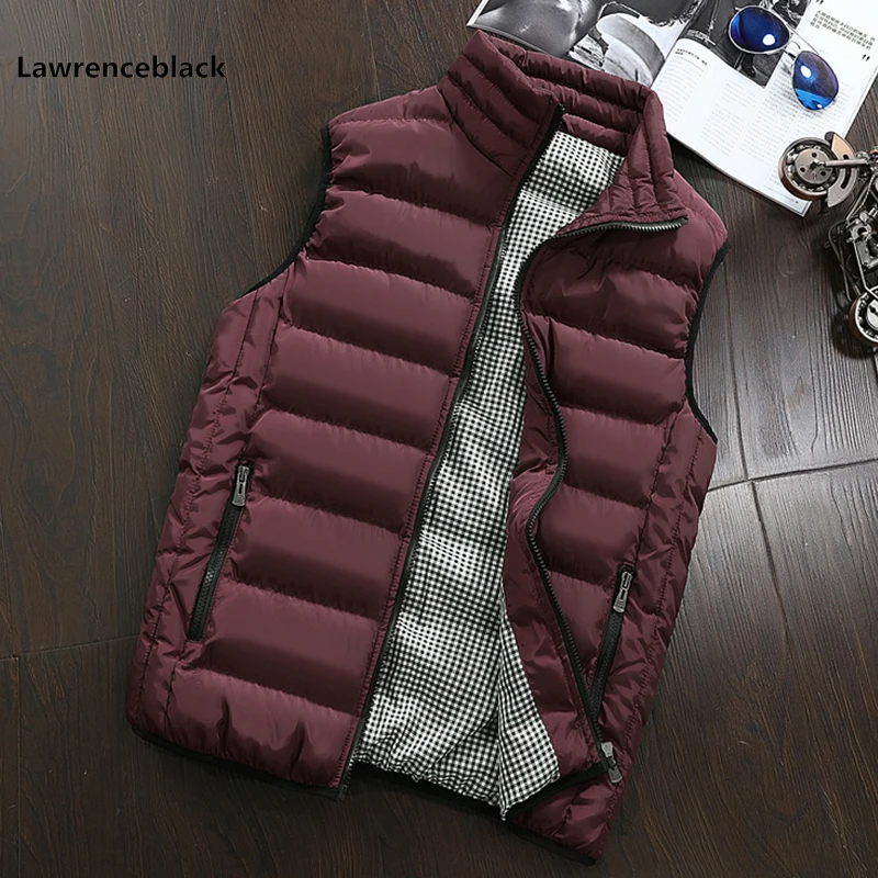 Buy Casual Men Vest Mens Autumn Winter New Cotton Vests Men Solid Casual Short