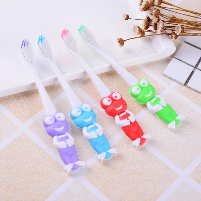 2Pcs Frog Toothbrush Ultrafine Soft Bristle Baby Tooth Brush Health ...