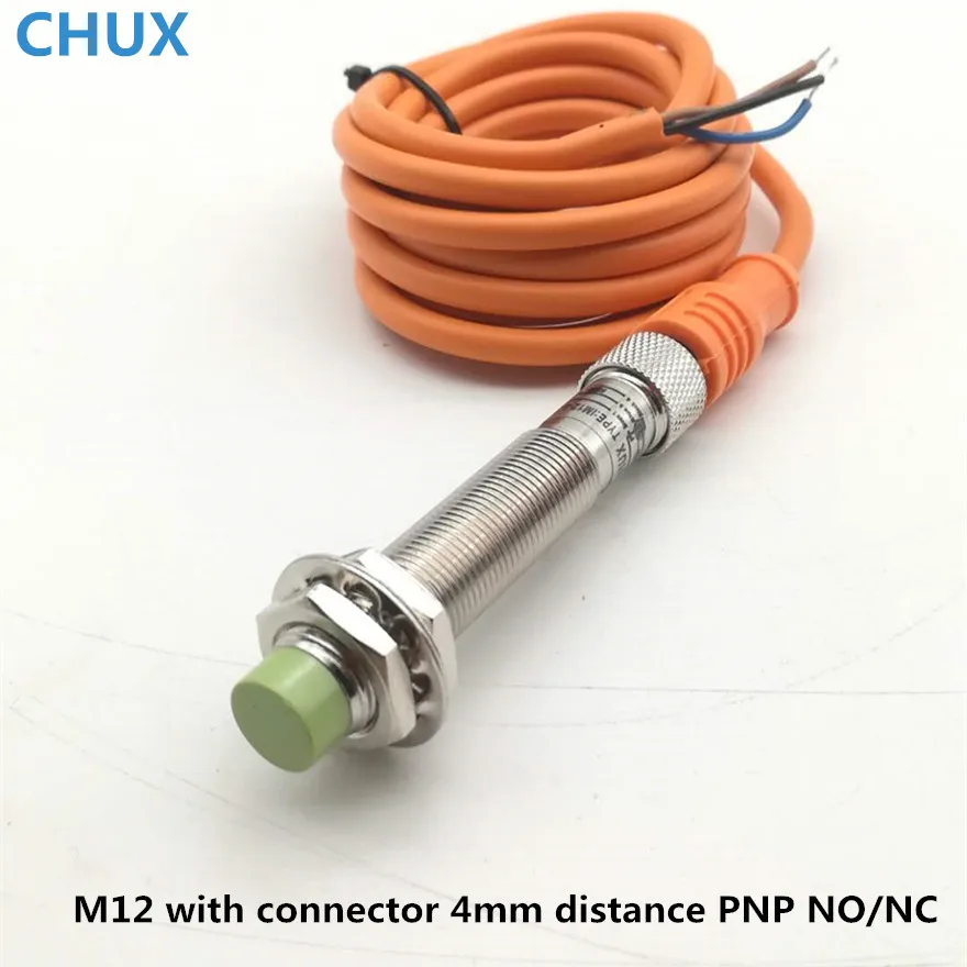 CHUX-M12-Straight-Sensor-Connector-PNP-DC-NO-NC-4mm-Sensing-Detect ...
