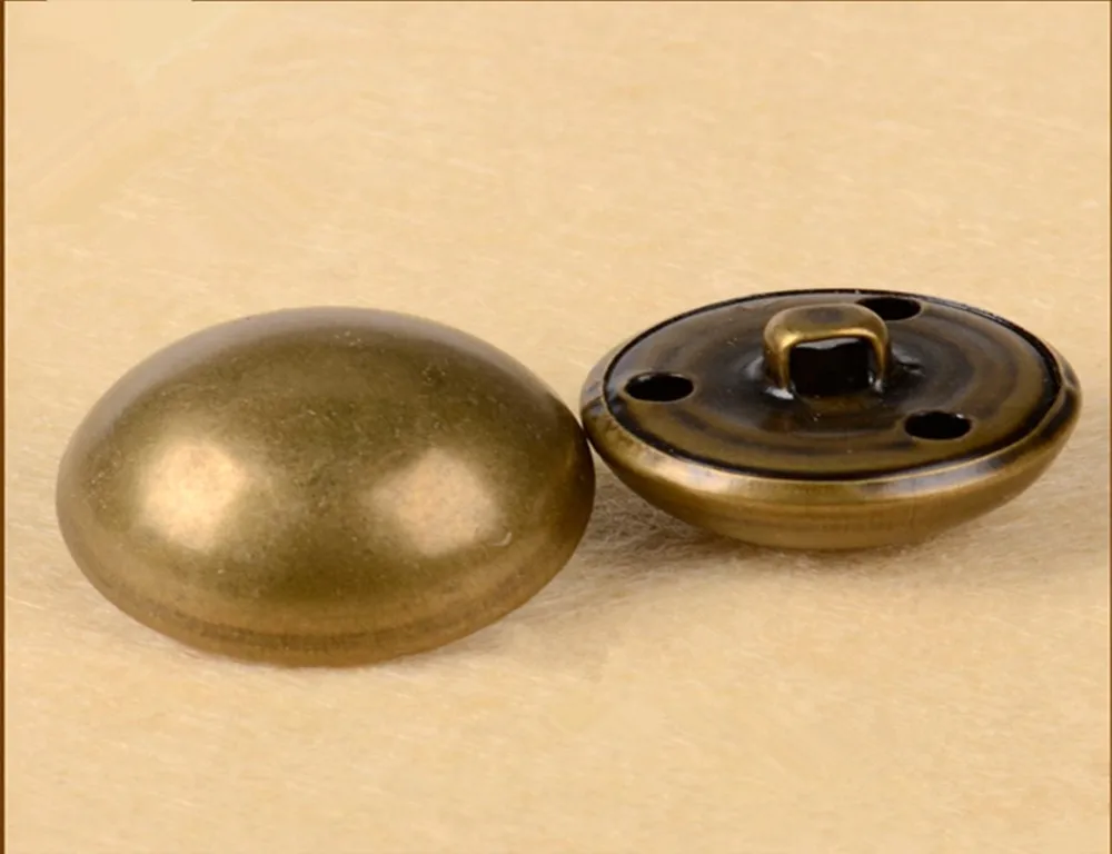 10pcs/lot sewing accessories High grade retro copper buttons used for ...
