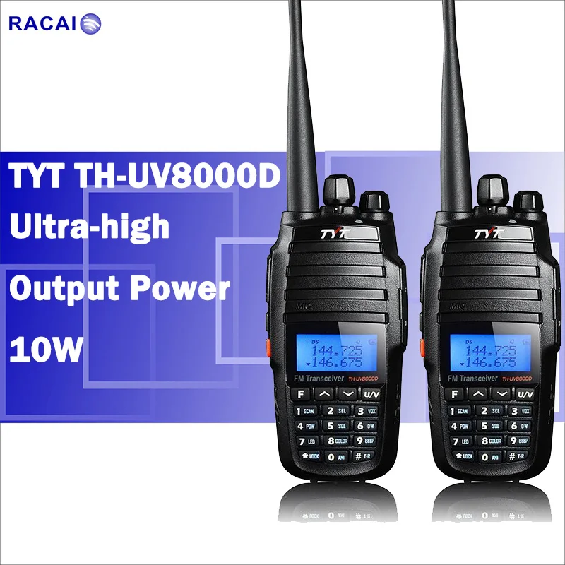 Original TYT TH UV8000D Ultra high Output Power 10W Transceiver Walkie ...