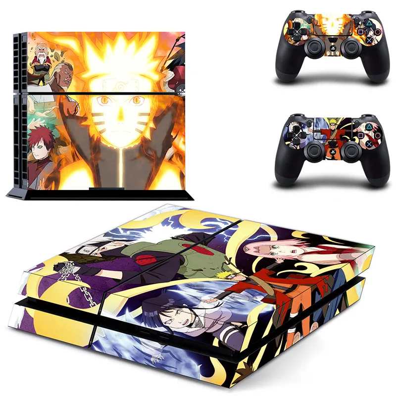 Naruto Uchiha Sasuke PS4 Skin Sticker for Sony Playstation 4 Console ...