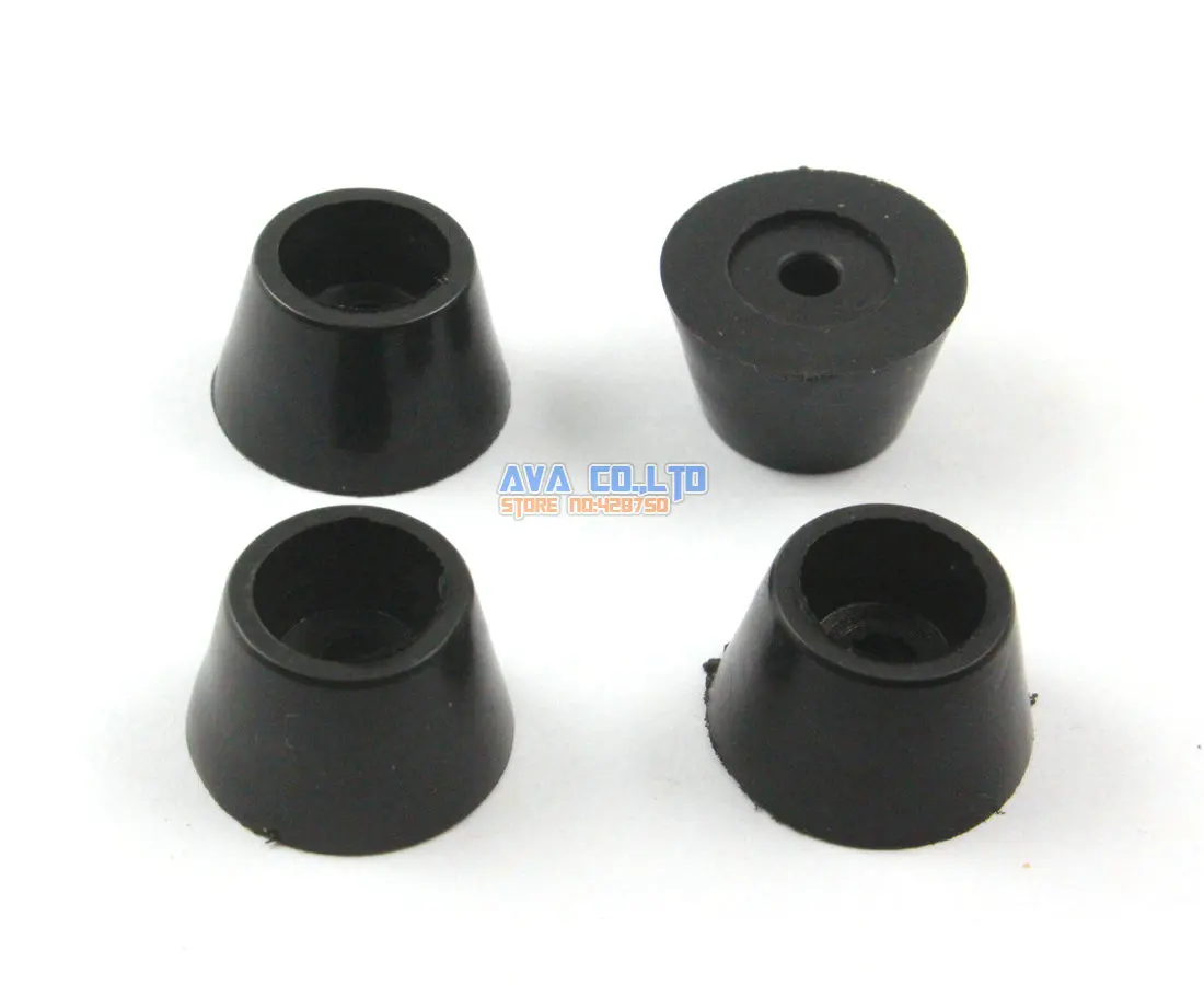 48 Pieces 22x15x13mm Rubber Feet Pad Furniture Chair Leg Protector ...