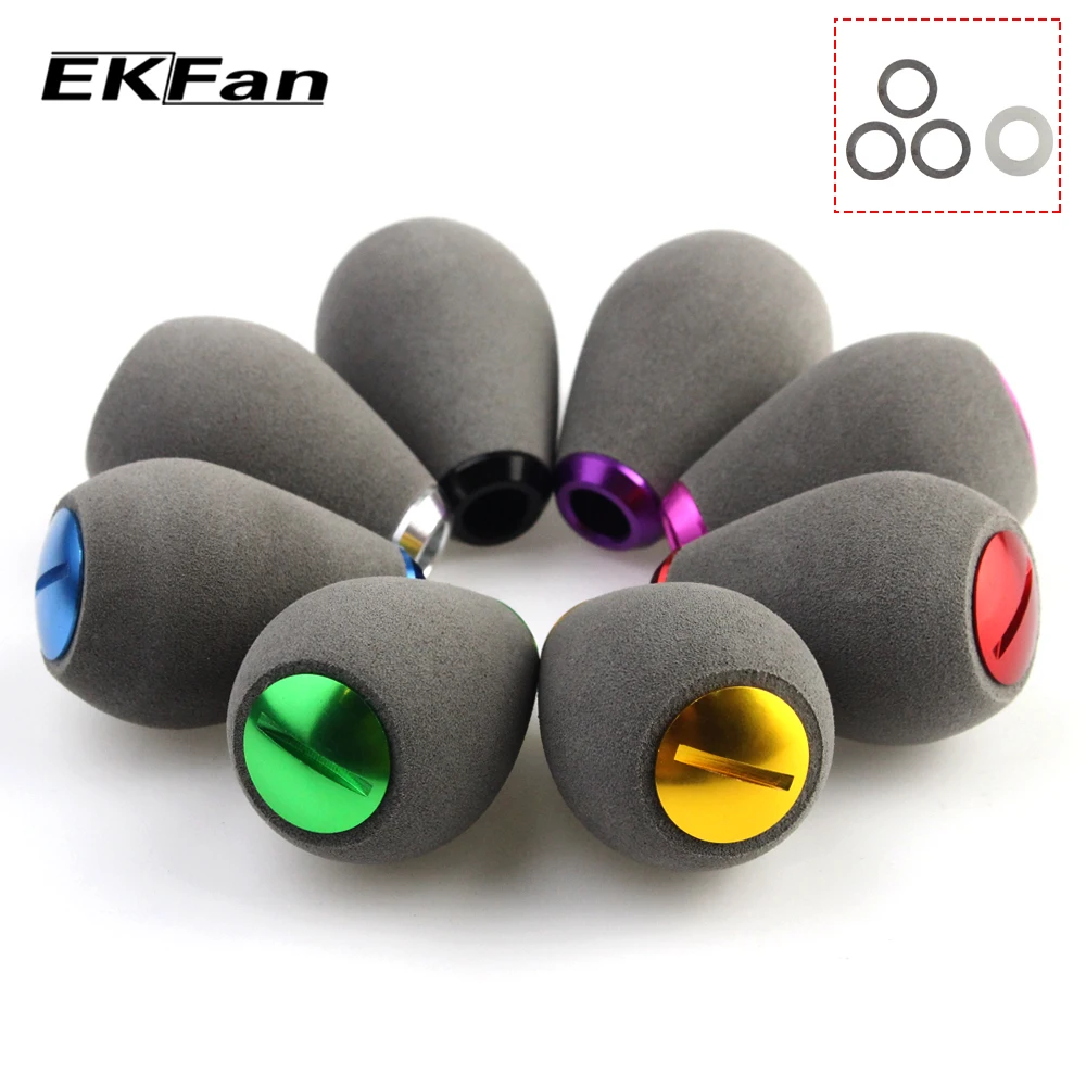 EKFan-Fishing-Reel-Handle-Knobs-Material-EVA-Isca-de-Fundi-o-Spinning ...
