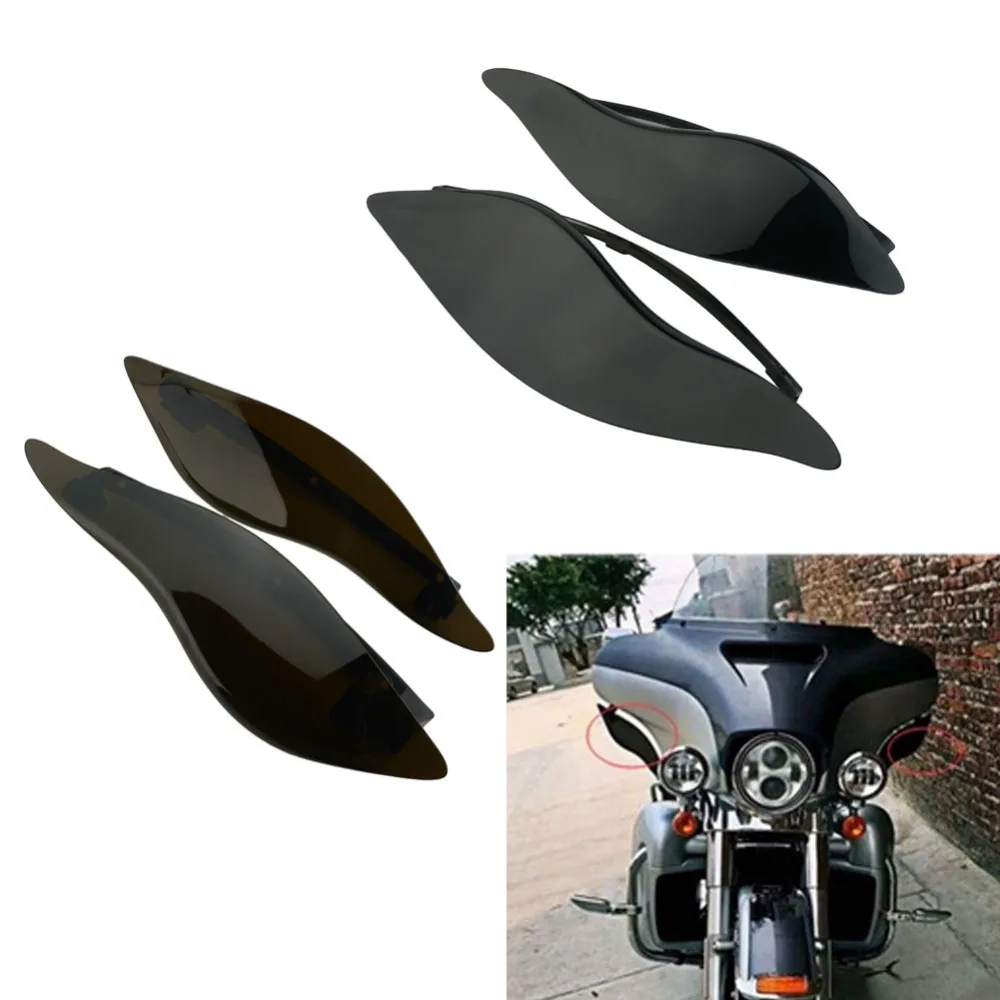 Verstelbare-Kuip-Side-Vleugels-Spoilers-Motorfiets-Voorruit-Voor-Harley ...