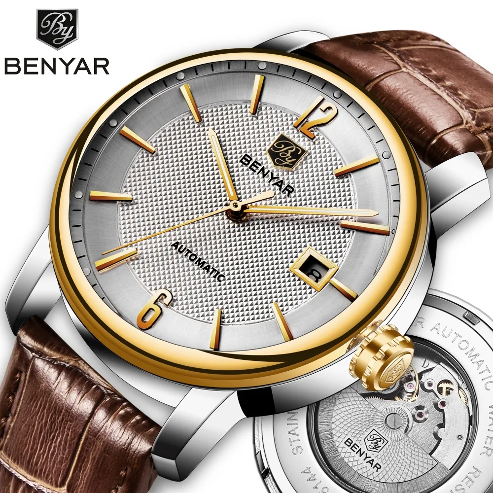 Relogio-Masculino-BENYAR-Casual-Fashion-Men-s-Watches-Automatic ...