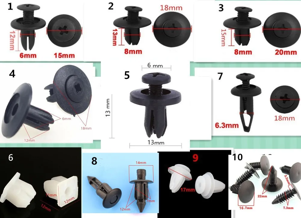 Online Buy Wholesale plastic screw rivets from China plastic screw ...