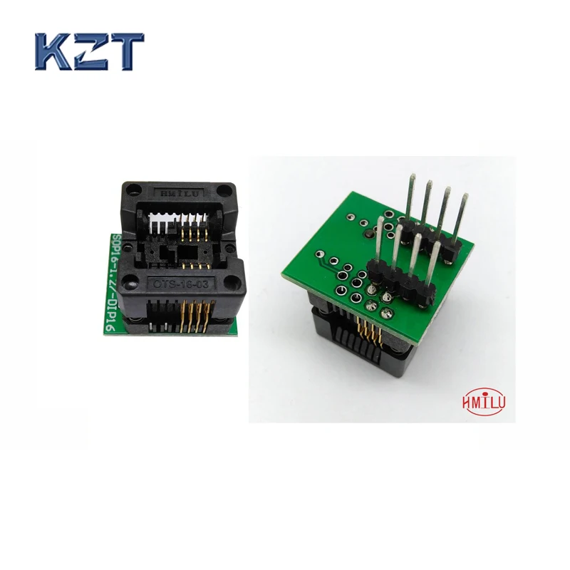 SOP8 to DIP8 Socket SOP8 socket Pitch 1.27mm IC Body Width 3.9mm 150mil ...