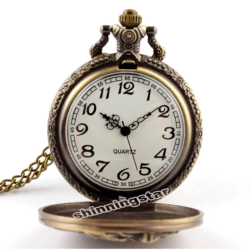 Antique Emperor Napoleon Pocket Watch Ride Horse Bronze Quartz Pocket ...