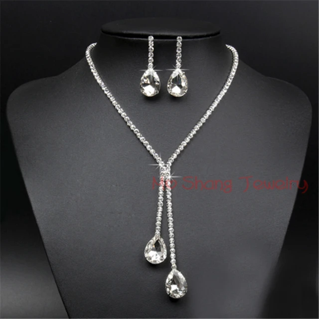 Silver Prom Necklaces