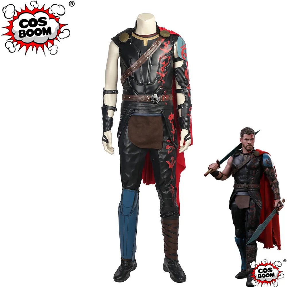 COSBOOM Thor Ragnarok Costume Adult Men's Halloween Carnival Superhero ...