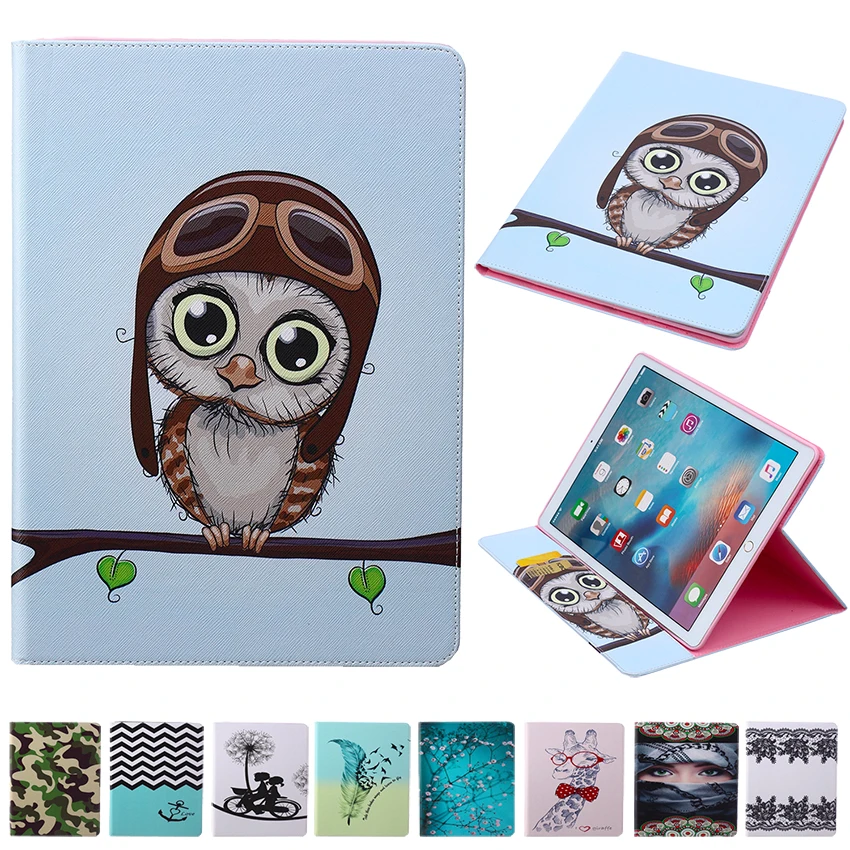 GOOYIYO For Apple Ipad Mini 4 Painting Flip PU Leather Case Tablet ...