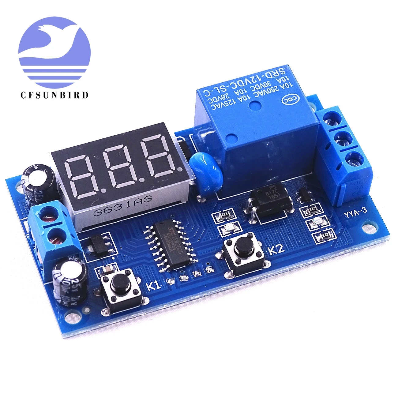 10pcs New Arrival Delay Time Module Multifunction Switch Control Relay ...