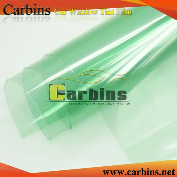 מוצר - Light Green window tint solar film for car side windshield 0.5*3m