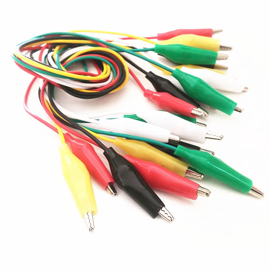 10pcs Alligator Clips Electrical DIY Test Leads Alligator Double ended ... 10pcs Alligator Clips Electrical DIY Test Leads Alligator Double ended ...