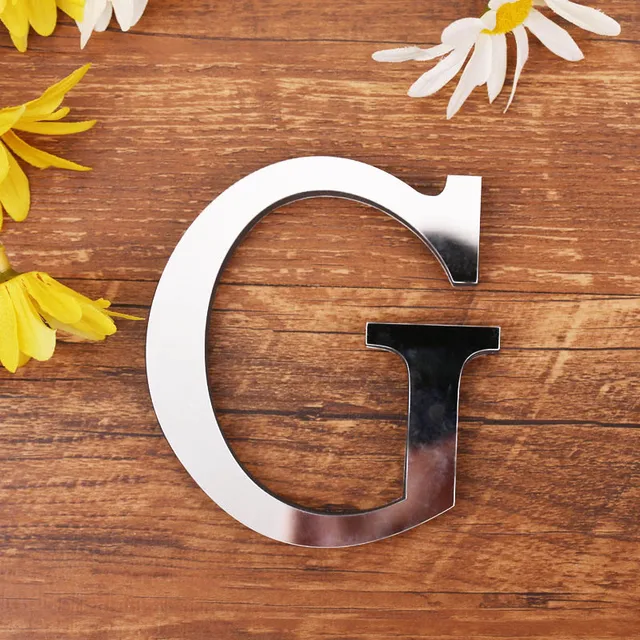 Mirrored Alphabet Letters Freestanding