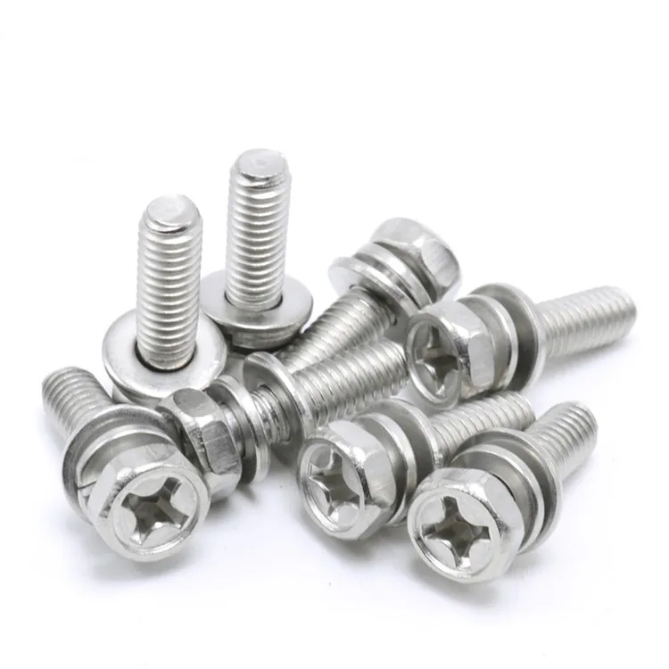 M4 Phillips, Шестигранник головки двойные винты с шайбами раздельная ...