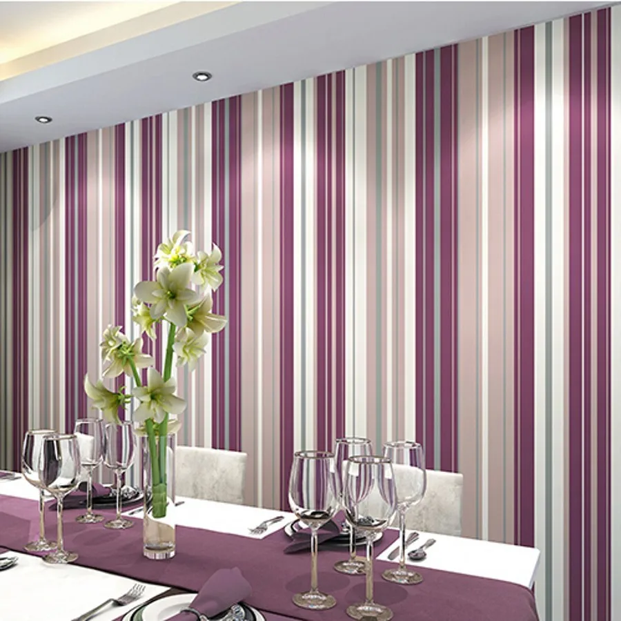 non woven Wallpaper bedroom Distinctive Home Decoration wall paper ...