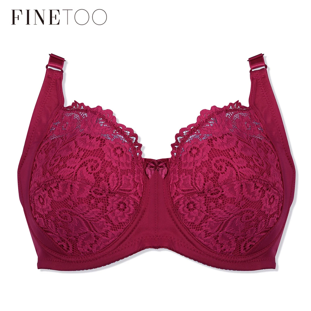Plus Size Bra D E Cup Sexy Lace Bras For Women Large Size Push Up ...