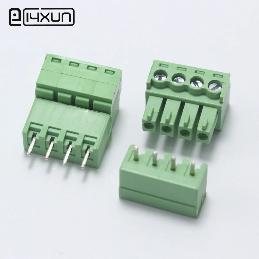 5pcs-4Pin-Pluggable-Terminal-Block-4P-Straight-Pin-PTB-Plug-jack-for-22 ...
