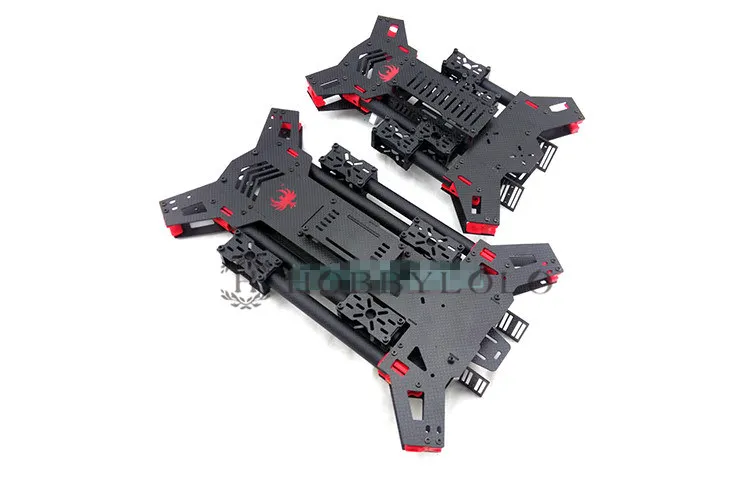 DIY FPV drone quadcopter Alien H4 450 / 680 pure carbon fiber folding ...