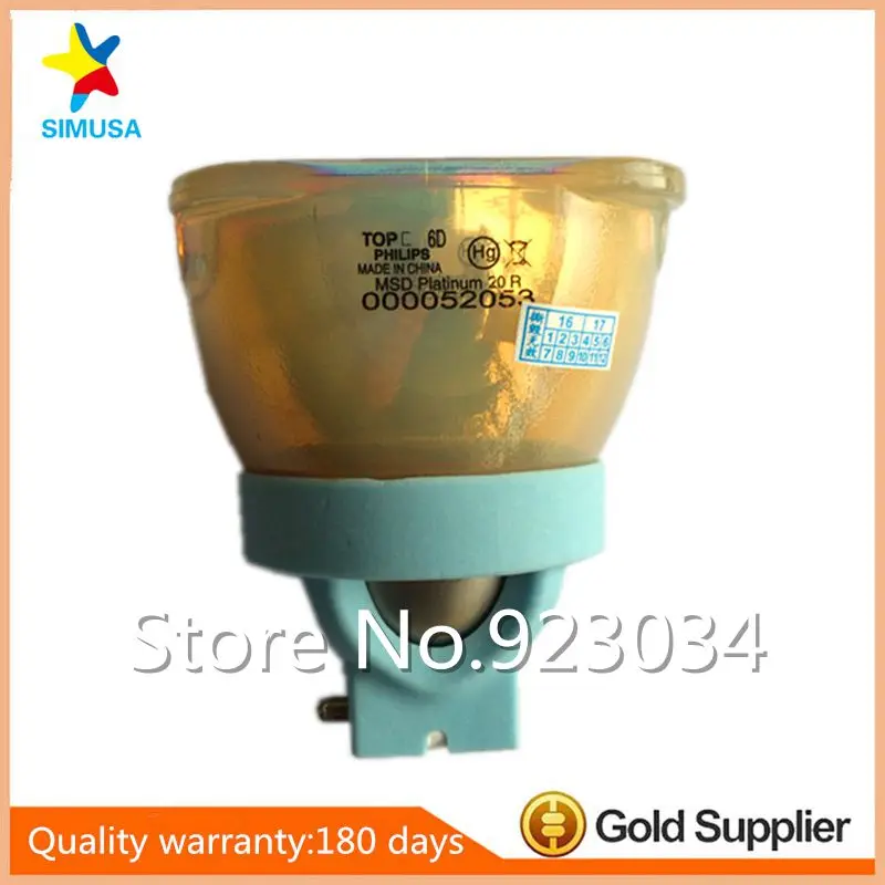 MSD 플래티넘 프로젝터 램프 이동 헤드 MSD 빔 플래티넘 20R 램프용 오리지널 베어 전구 470W 20R|projector ...