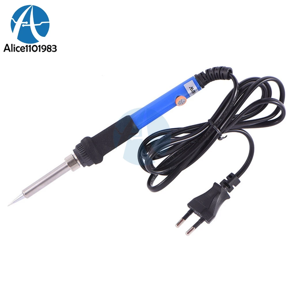220v 60w Adjustable Temperature Welding Heat Pencil Soldering Iron ...