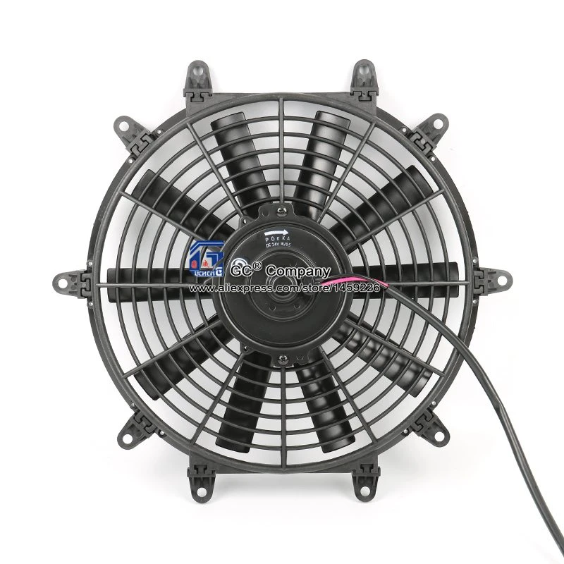 Universal 12 inch Electric Cooling Fan Radiator Film Fan 12V / 24V for ...