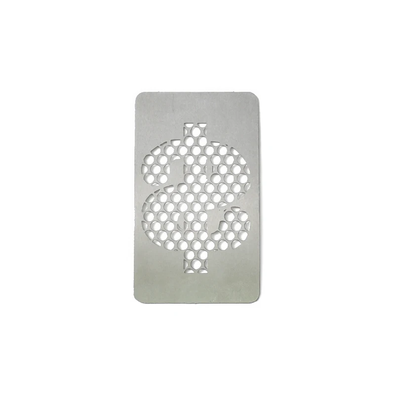 High Quality Tobacco Grinder Card Stainless Steel Accessories Manual ...