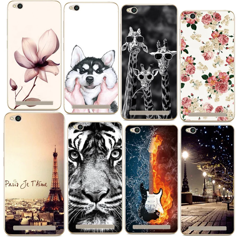 For Xiaomi Redmi 5A Case Phone Protector Back Cover Soft Silicone TPU ...