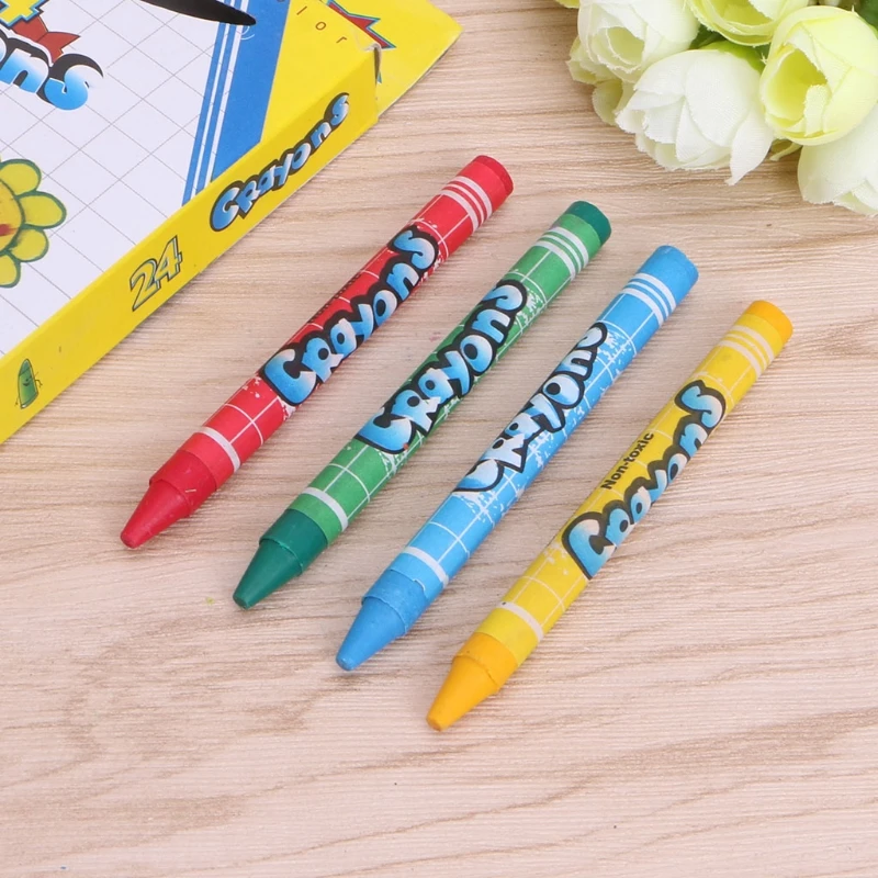 Безопасный Набор цветных мелков для рисования для студентов, цветная ...