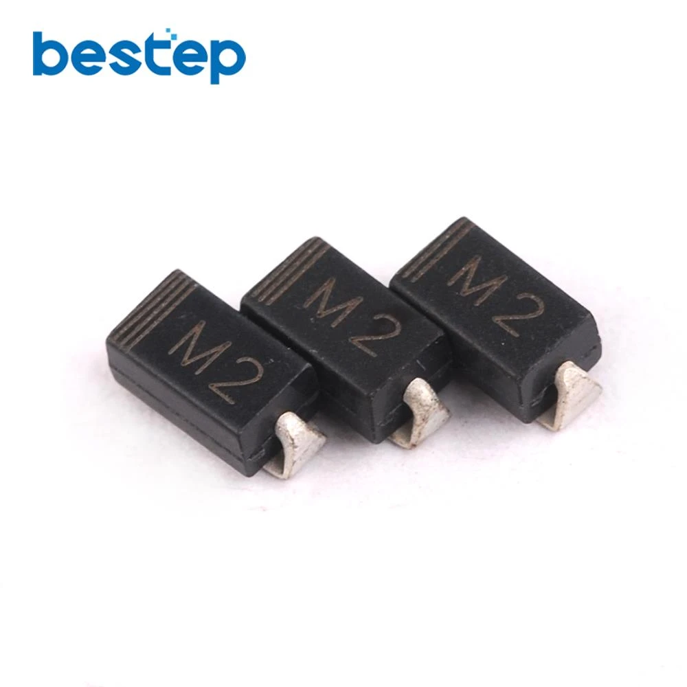 SMA SMD 정류기 다이오드, 1N4002, IN4002, M2, 1A, 100V, 100 개|rectifier diode ...