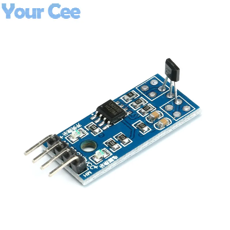 5 pcs 3144E Hall Sensors Module Hall Swiches Speed Counting Sensor ...