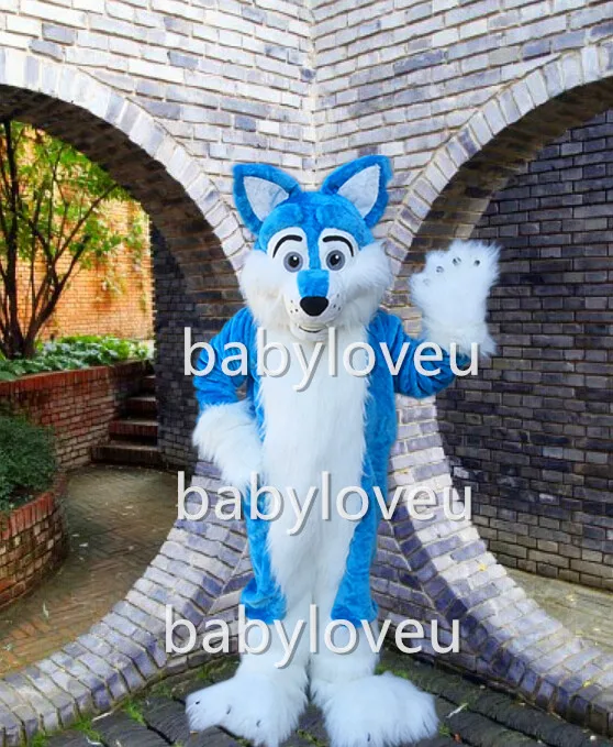 Aliexpress.com : Buy 2017 Hot sale! New blue wolf costume mascot ...