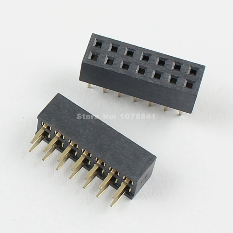 20pcs 2mm 2.0mm Pitch 2x7 Pin 14 Pin Female Dual Row Straight Pin Header Strip - Connectors ...