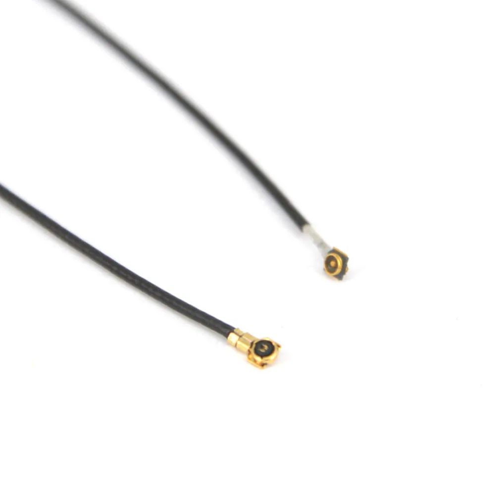 2 Pieces RF IPX IPEX MHF4 male to MHF 4 female 0.81mm cable Pigtail ...