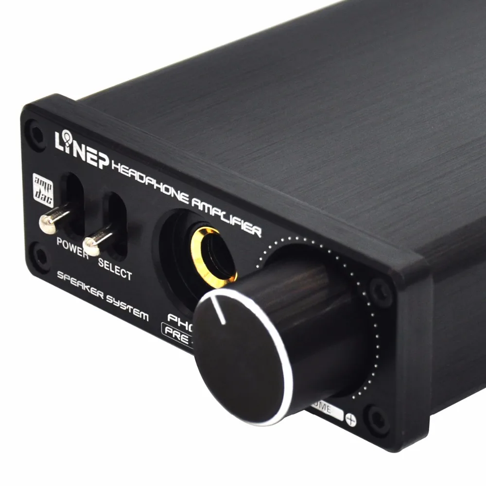 Dual Input 65 Mm Output Mini Amplifier High Power Stereo Audio Amplifer Desktop Class A