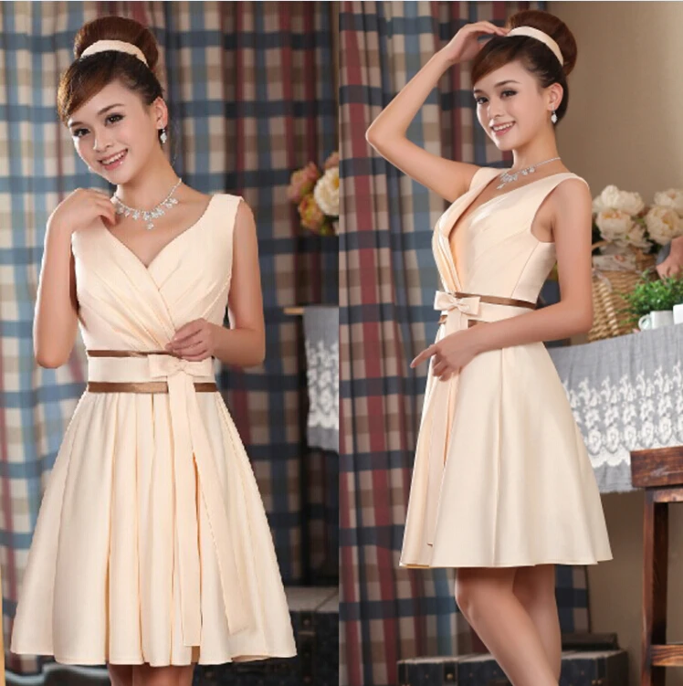 Short Elegant Prom Dresses 2015 With Flower Dress To Party And Evening ...