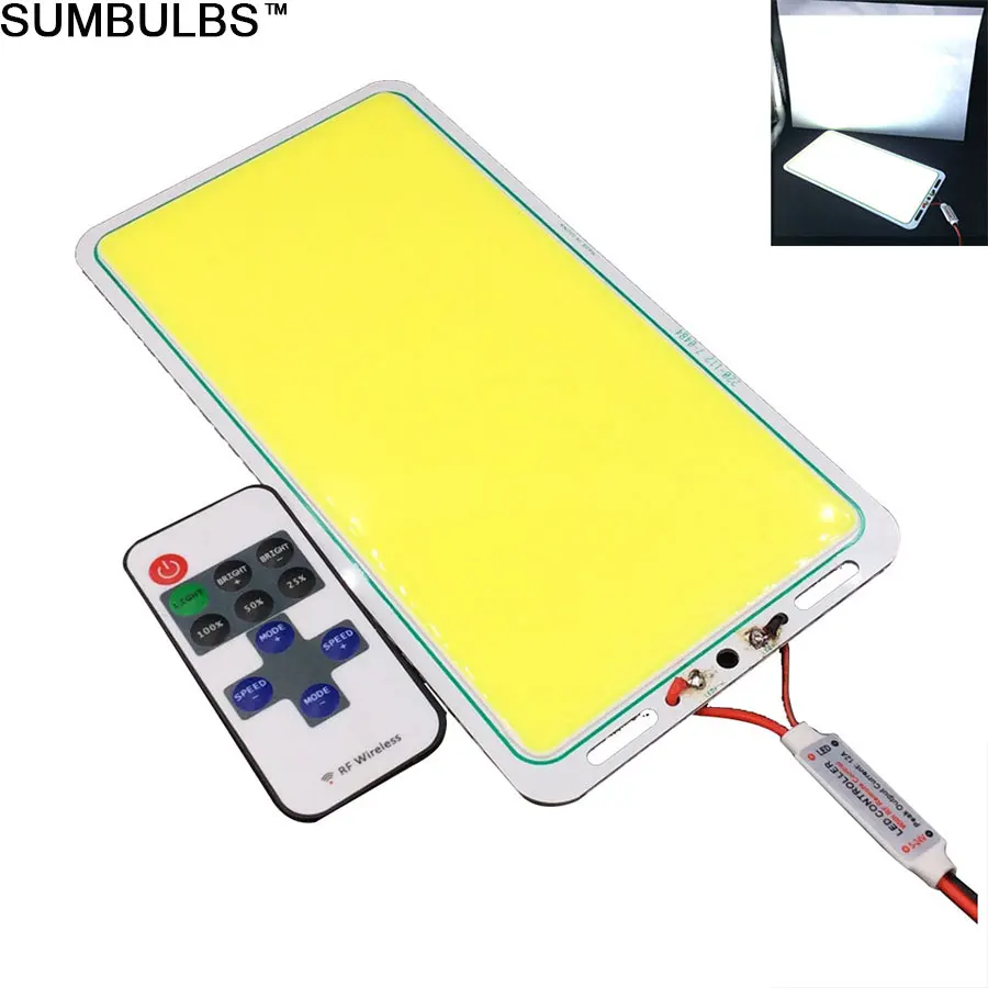 Luz LED COB regulable de 70W, CC de 12V, con controlador para panel de ...