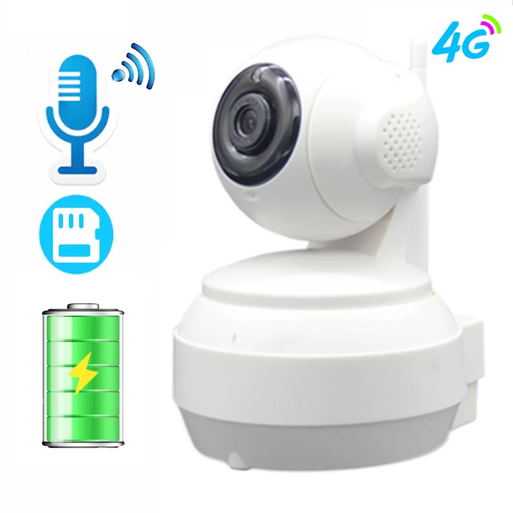 Hismaho 4G 1080P Security Battery Sim Card Camera 3G GSM Home 720P HD ...